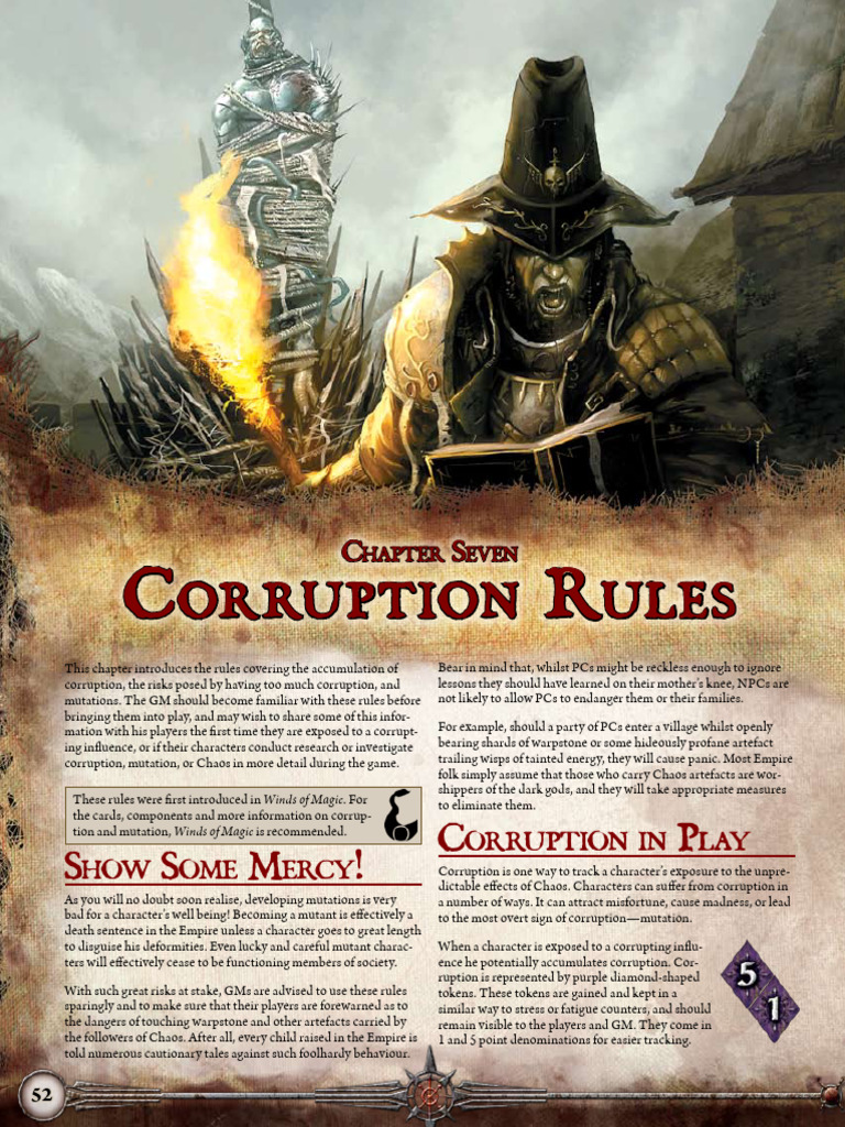 Corruption and Mutation Rules Guide | PDF | Mutation | Corruption