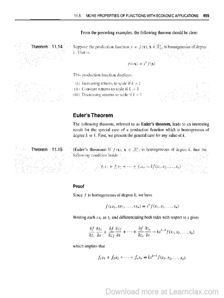 Euler's Theorem | PDF