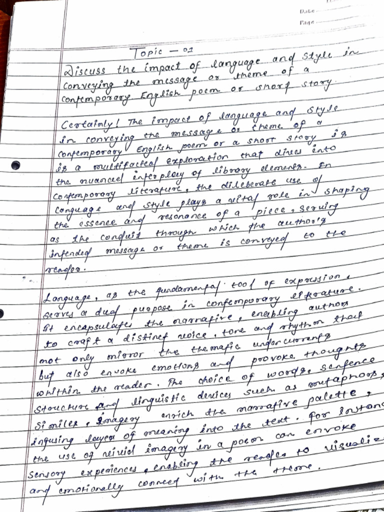 Enlish Project For Class 12 Cbse | PDF