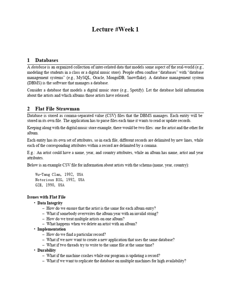 01 Introduction | PDF | Databases | Relational Model
