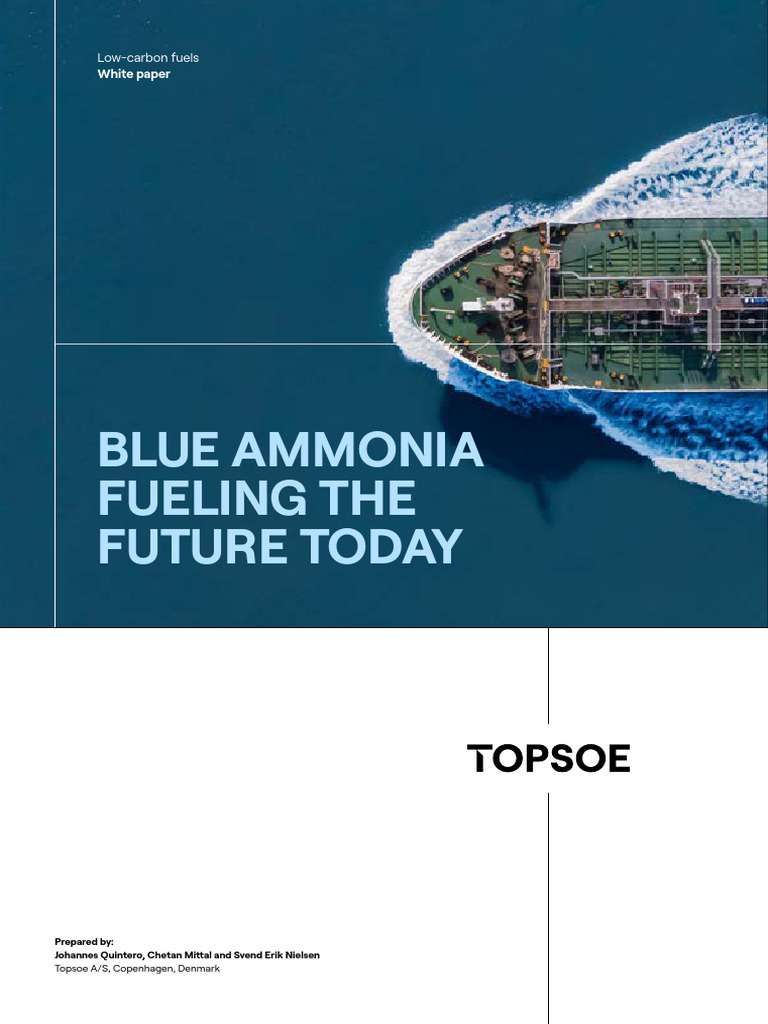 White Paper Blue Ammonia Fueling The Future Today 1705324080 | PDF ...