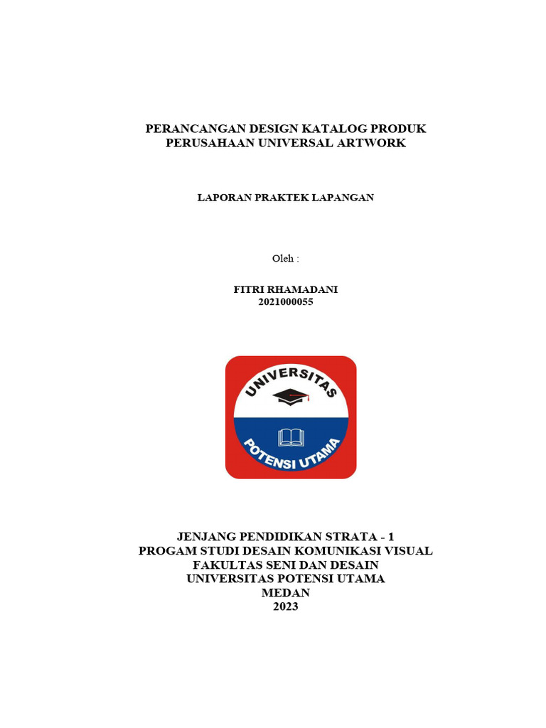 Fitri Rhamadani (Laporan PKL) | PDF | Seni
