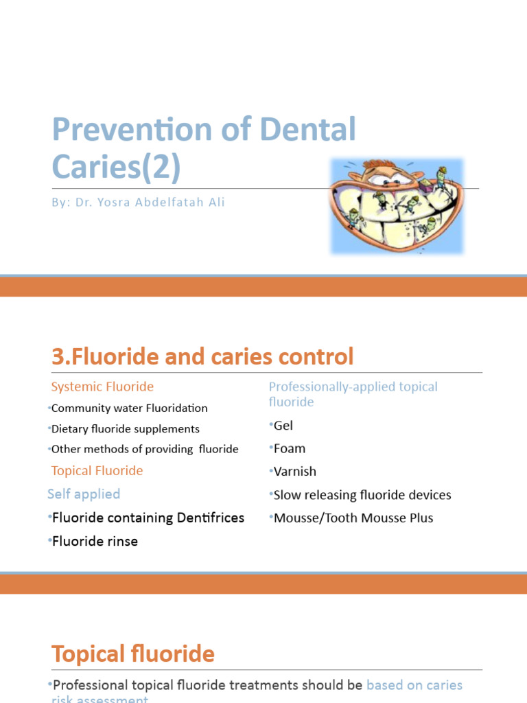 Prevention of Dental Caries(2) | PDF | Dentistry | Mouth