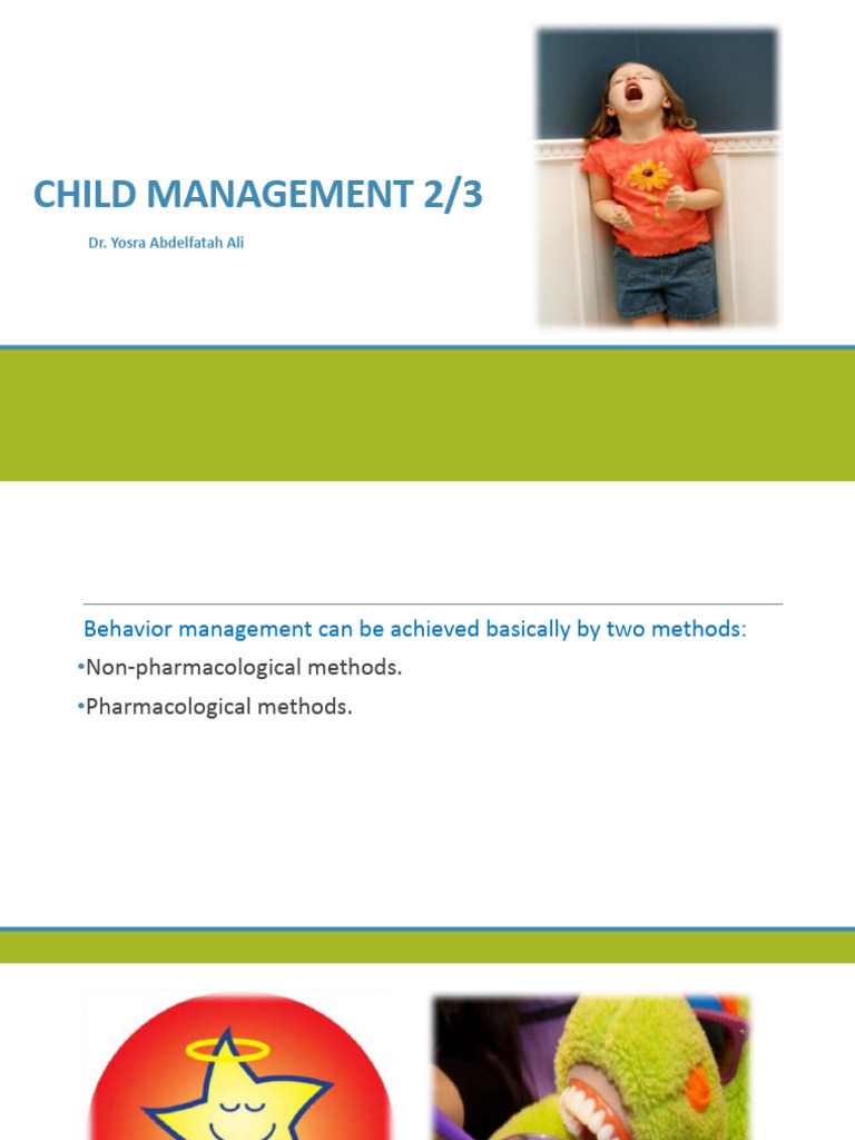 Child Management | PDF | Reinforcement | Dentistry