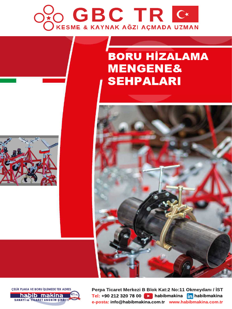Katalog2 - İtalyan GBC Boru Hizalama Mengene Ve Sehpaları | PDF