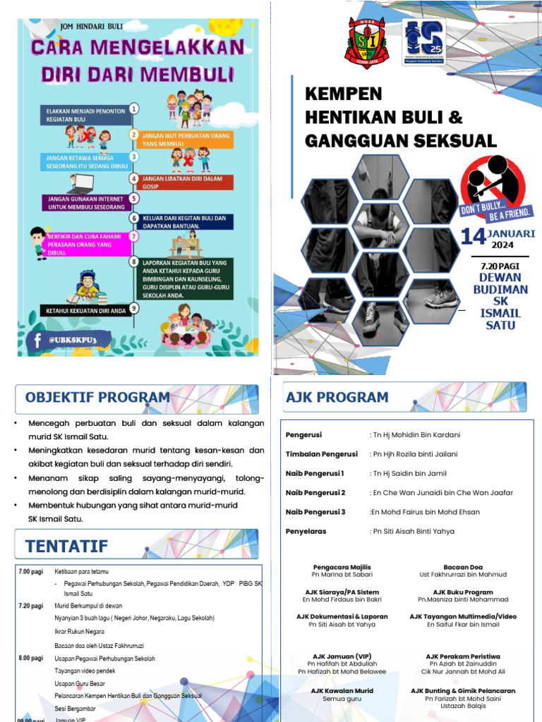 BUKU PROGRAM Hentikan BULI 20232024 | PDF