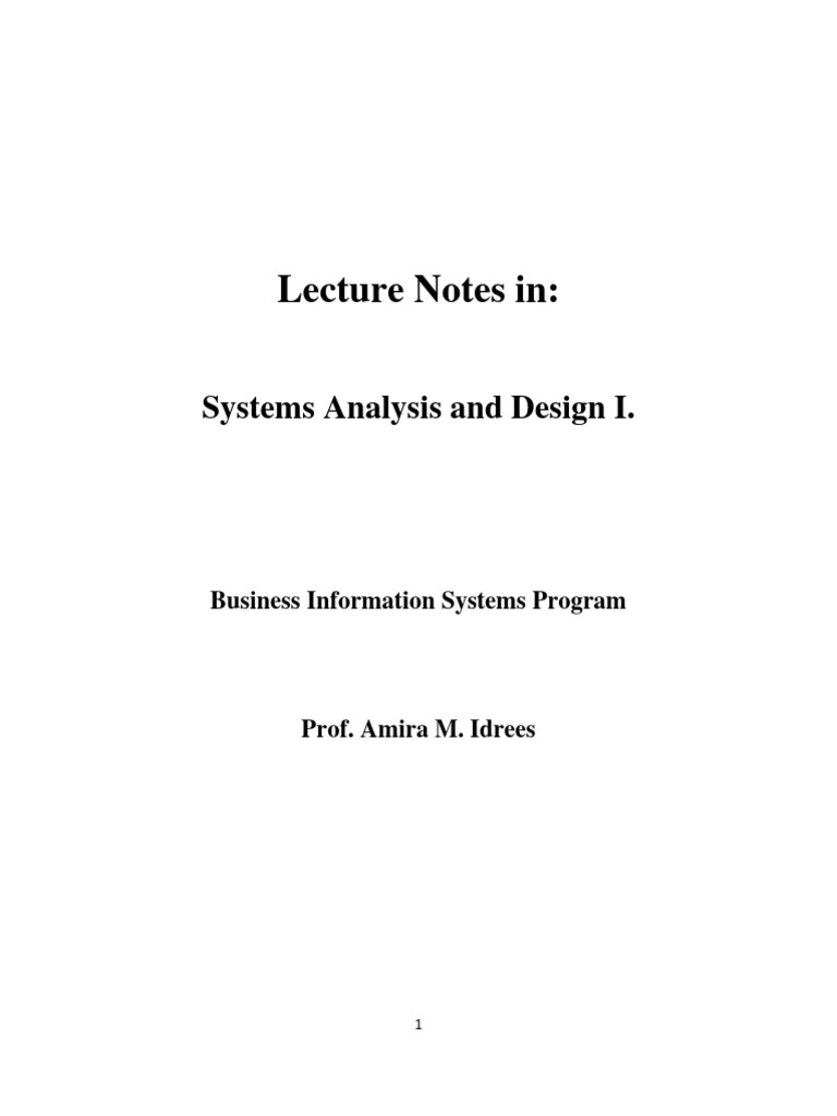 System Analysis | PDF | Software Development Process | System