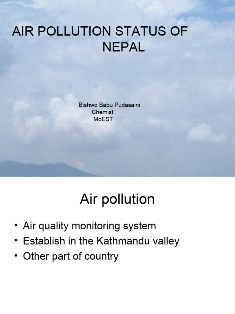 Air pollution status of Nepal | PDF | Air Pollution | Particulates