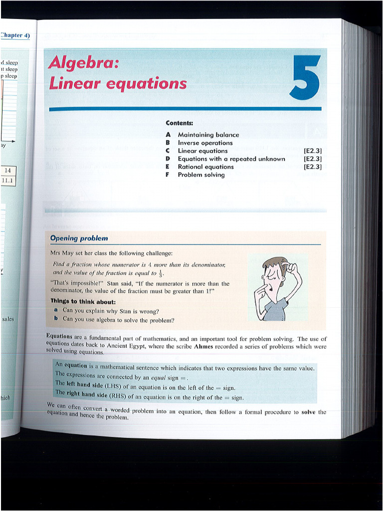 5) Linear Equations | PDF