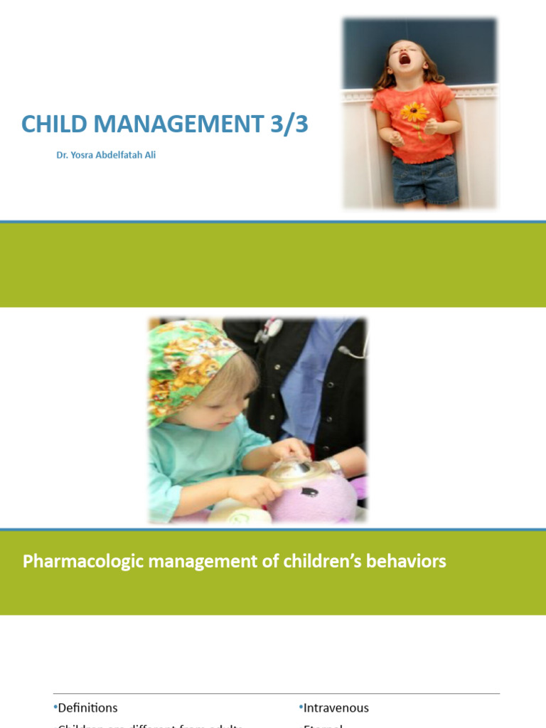 Child Management 3 | Download Free PDF | Midazolam | Nitrous Oxide