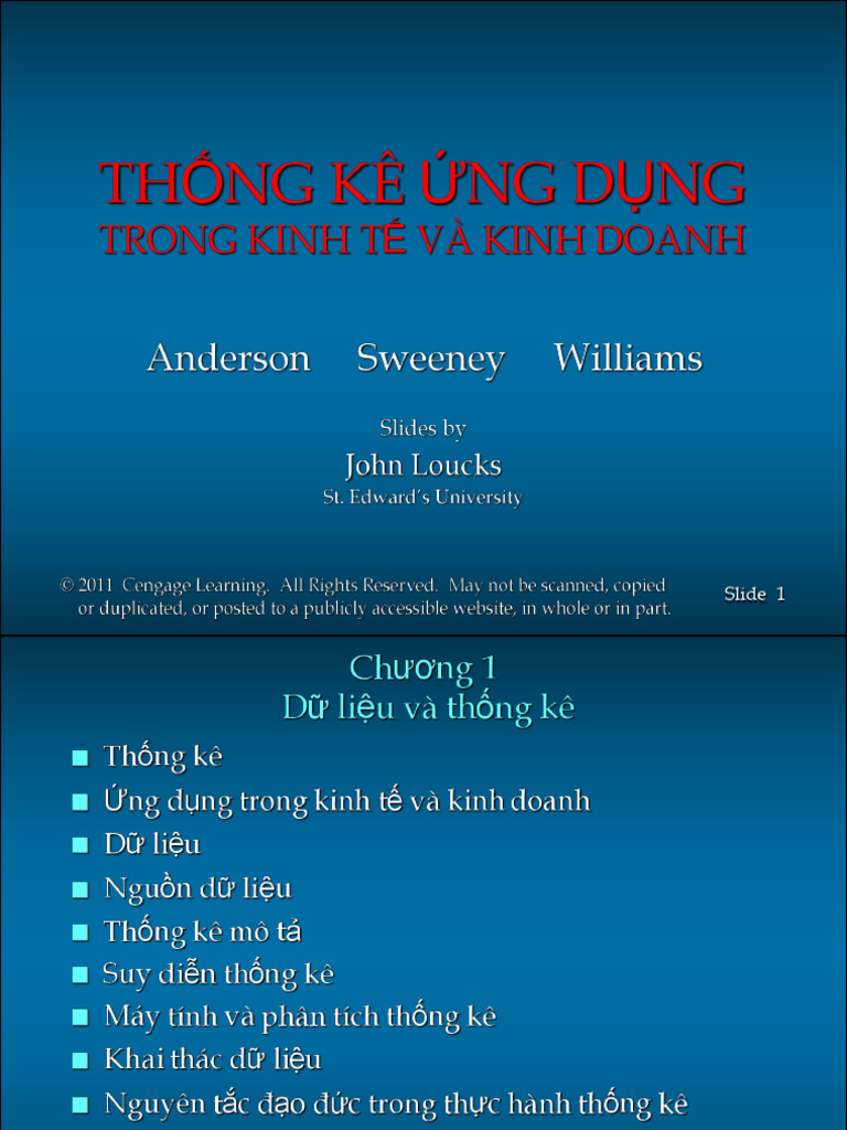 Slide Chuong 1 | PDF