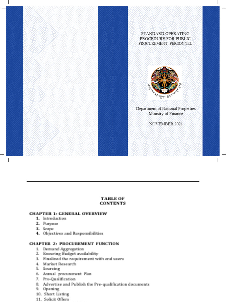 SOP-04 | PDF | Procurement | Specification (Technical Standard)