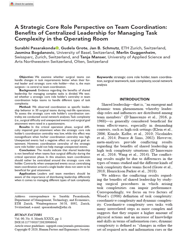 SLT 3 | PDF | Leadership | Surgery