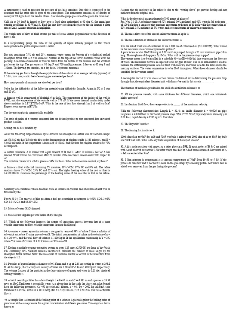 1 | PDF | Gases | Water