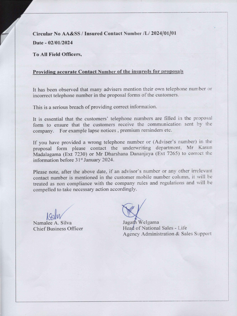 English Notice | PDF