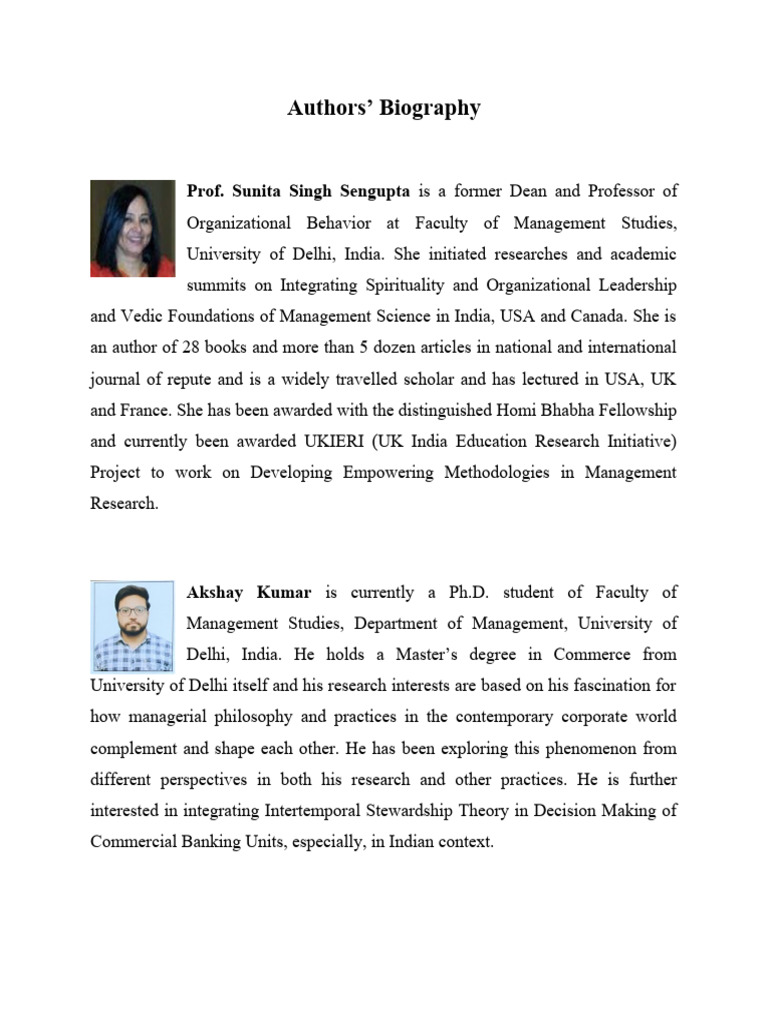 Authors' Biography PHOM Journal | PDF