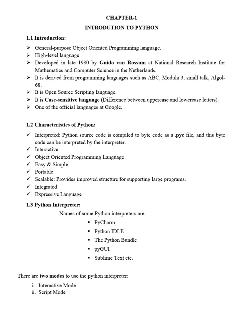 Python Notes For BCA | Download Free PDF | Parameter (Computer ... Python Notes For BCA | Download Free PDF | Parameter (Computer ...