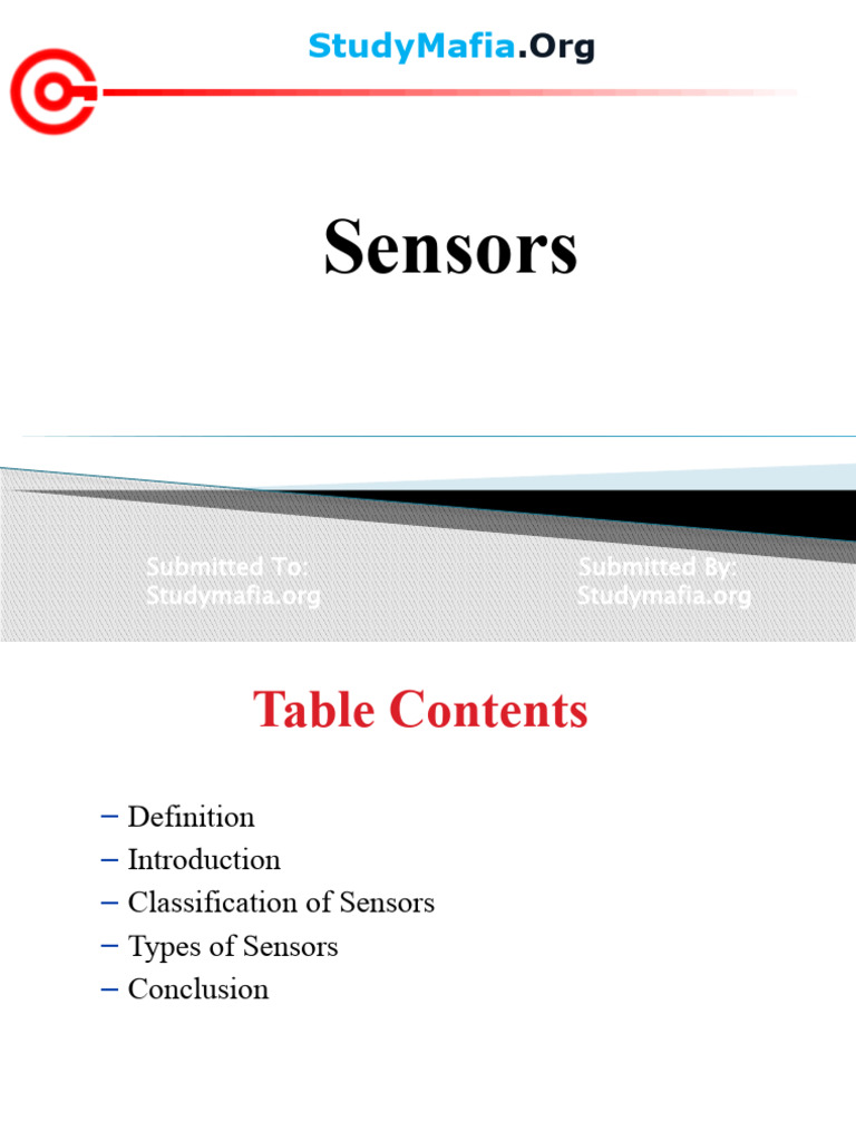 Sensors | PDF | Sensor | Infrared