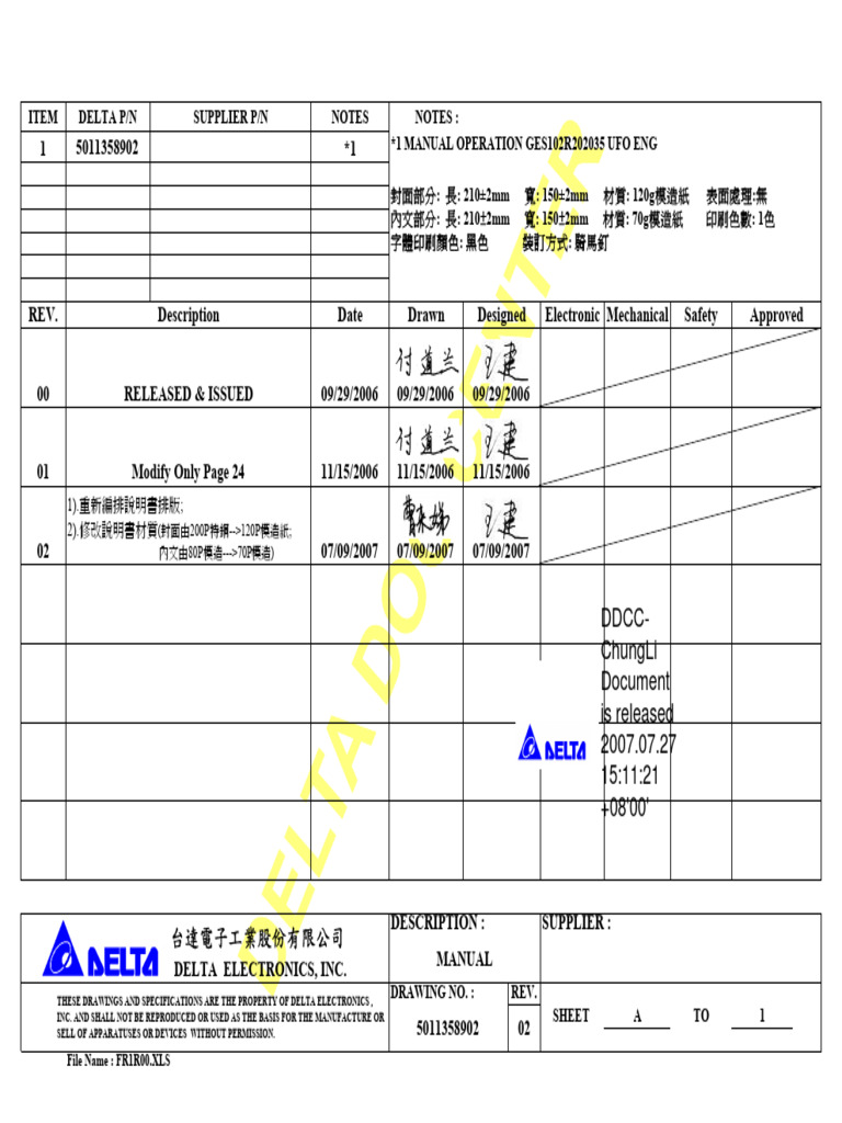 Ddcc-Chungli Document Is Released 2007.07.27 15:11:21 +08'00' | PDF ...