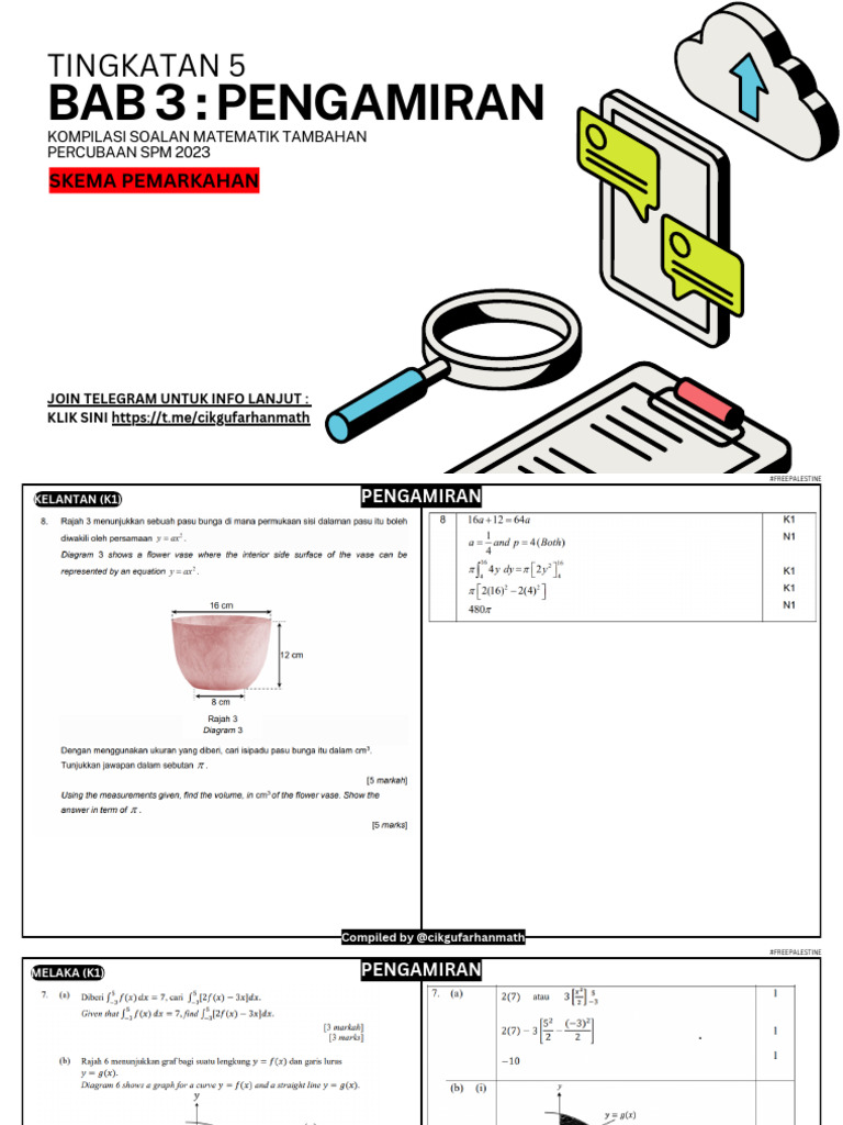 SPM Math Integration Questions | PDF