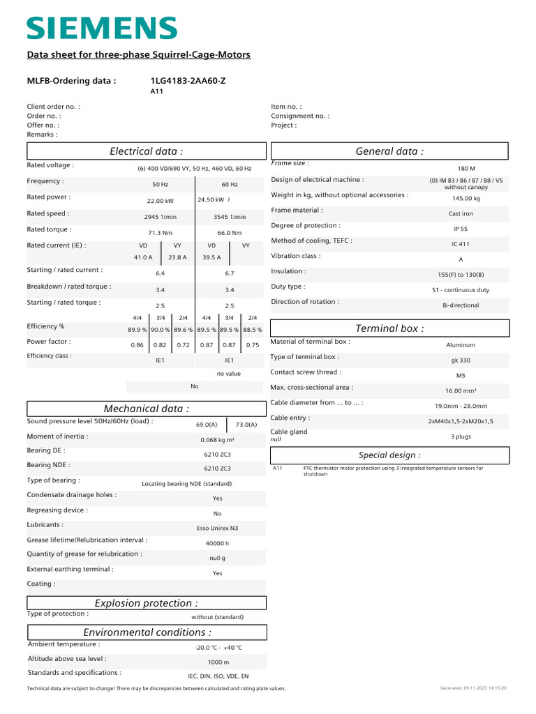 1LG4183-2AA60-Z A11 Datasheet En | PDF | Electrical Engineering | Electricity