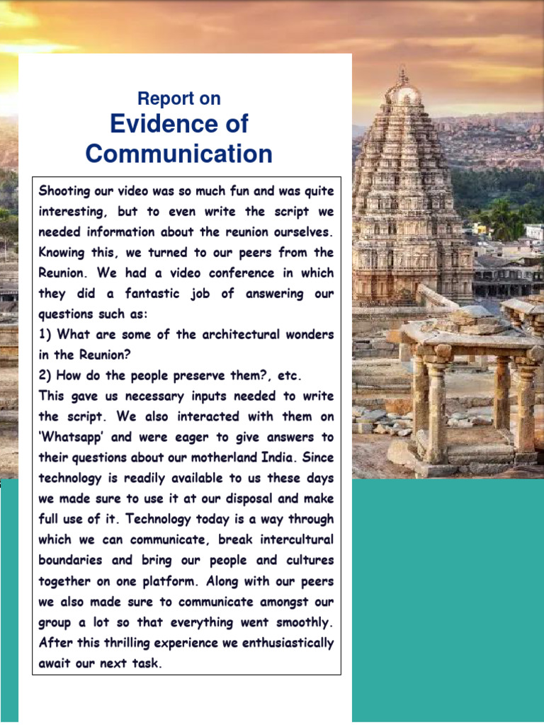 Eumind Report On Evidence of Communication | PDF