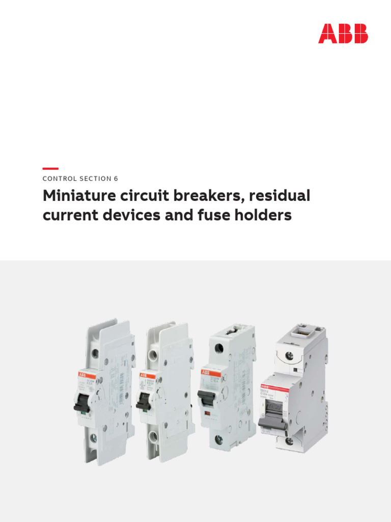 Miniature Circuit Breakers, Residual Current Devices and Fuse Holders ...