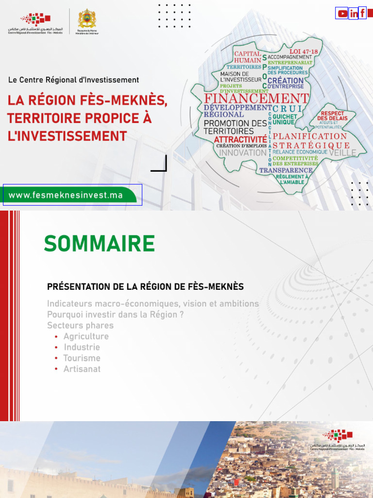 Présentation de La Région de Fès Meknès V2 | PDF