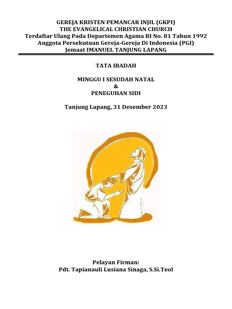 Tema Natal PGI 2025: Ibadah dan Peneguhan | PDF | Agama & Spiritualitas