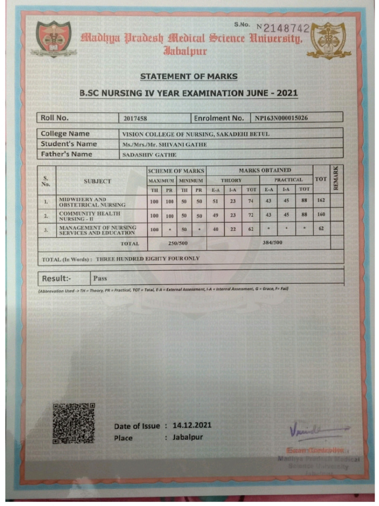 CLG Marksheet (1) 11zon | PDF