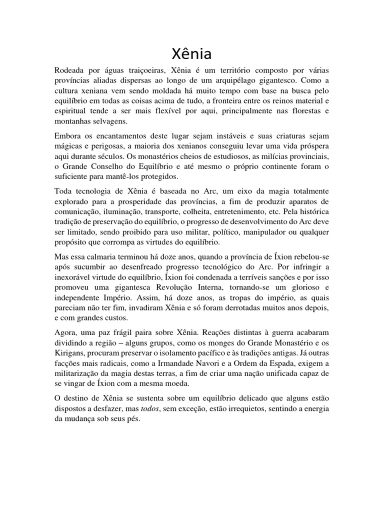 Introducao A Xenia | PDF