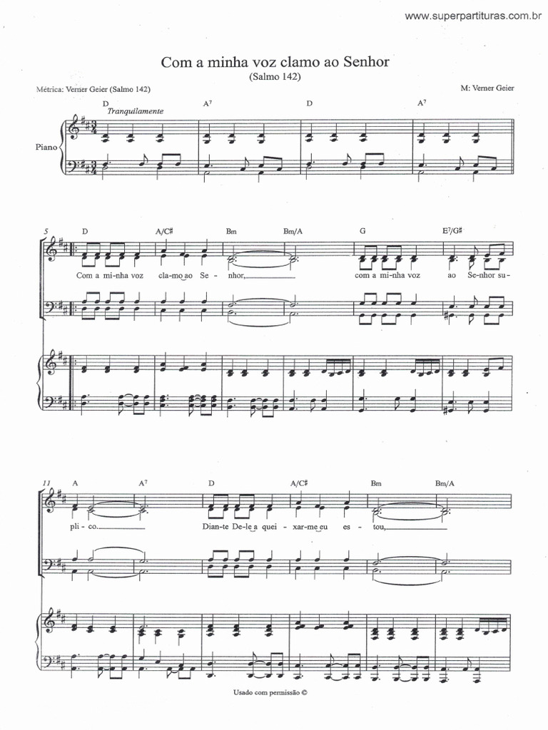 Salmo 142 Coral | PDF