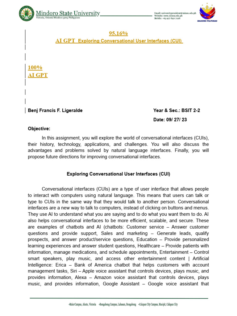 Conversational User Interfaces Guide | PDF
