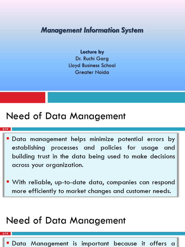 MIS Unit 3 | PDF | Databases | Data Warehouse