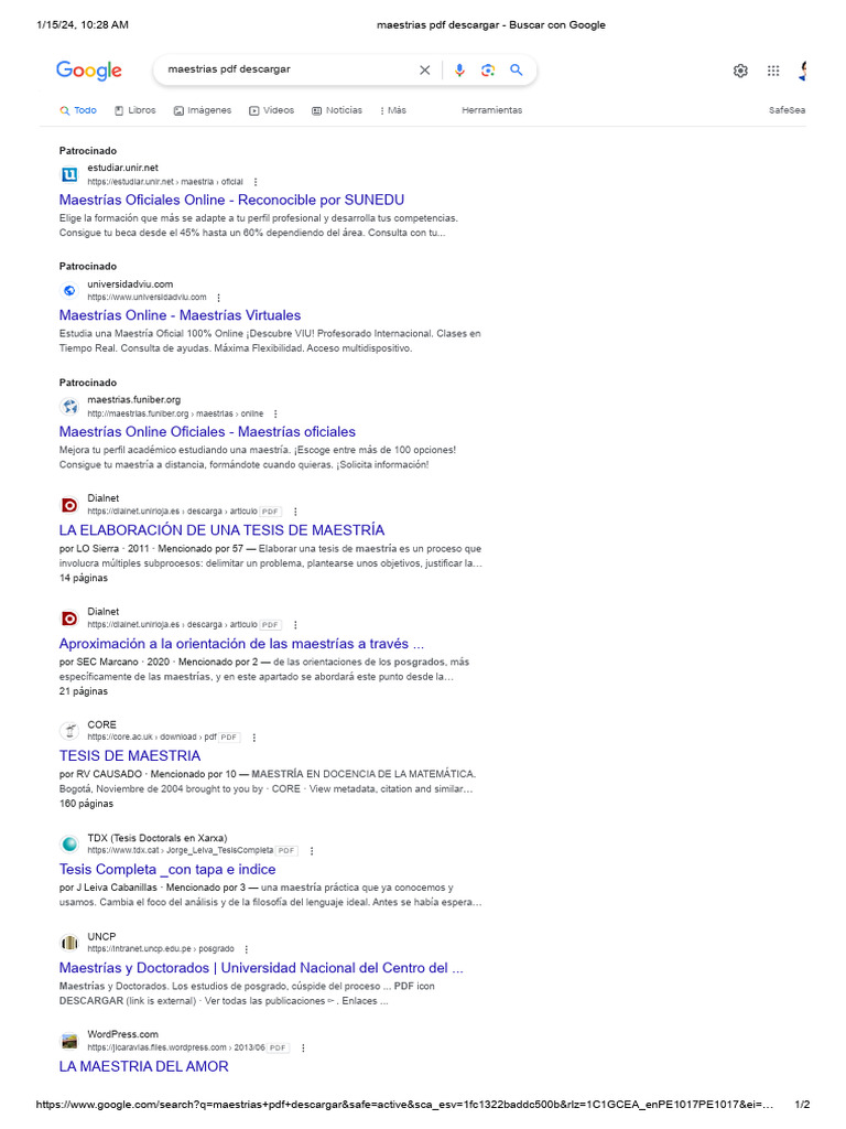 Maestrias PDF Descargar | PDF