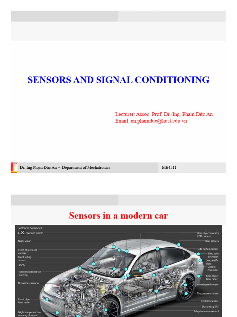 Sensor and Signal Conditioning Eng Ver 4 | PDF | Sensor | Calibration