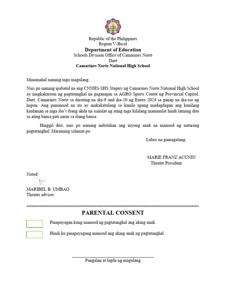 Parents-consent | PDF