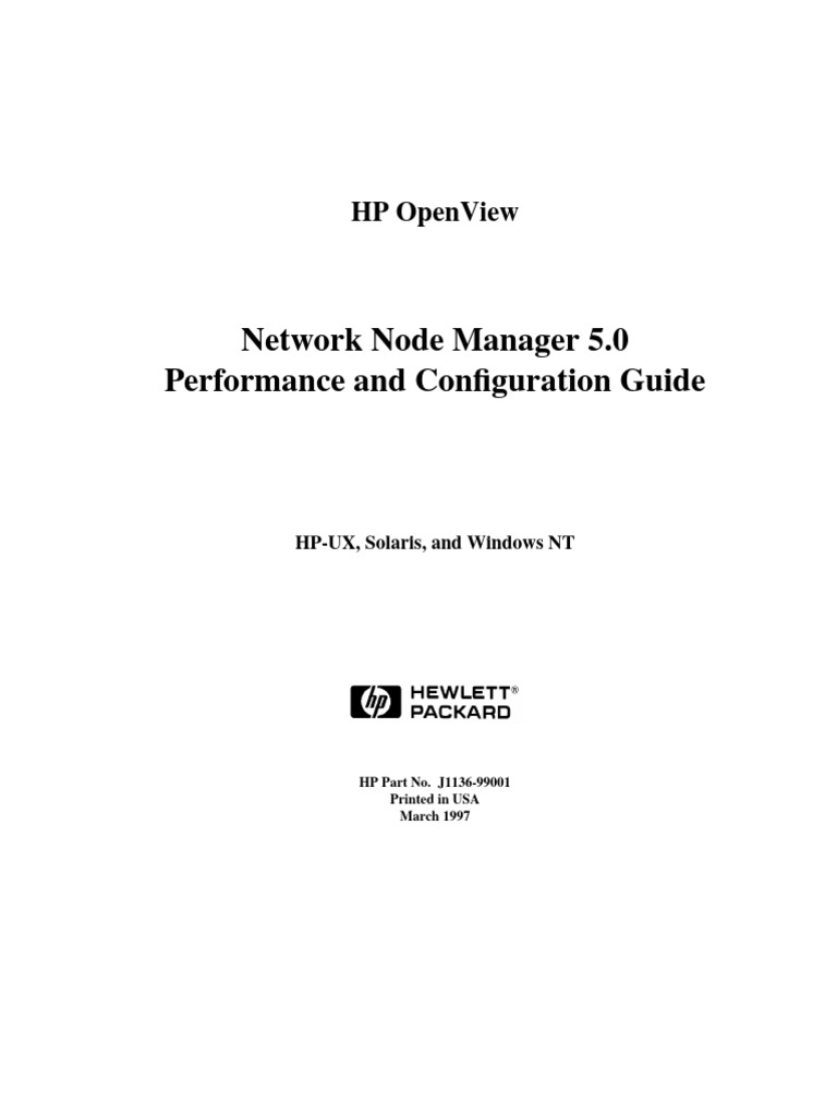 HP Open View NNM Configuration | PDF | Computer Network | Network Topology