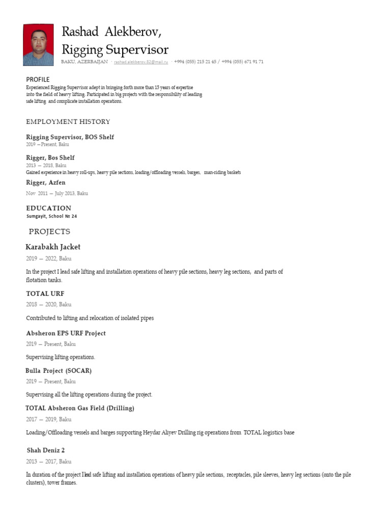 Rashad Alakbarov CV | PDF | Science & Mathematics | Technology ...