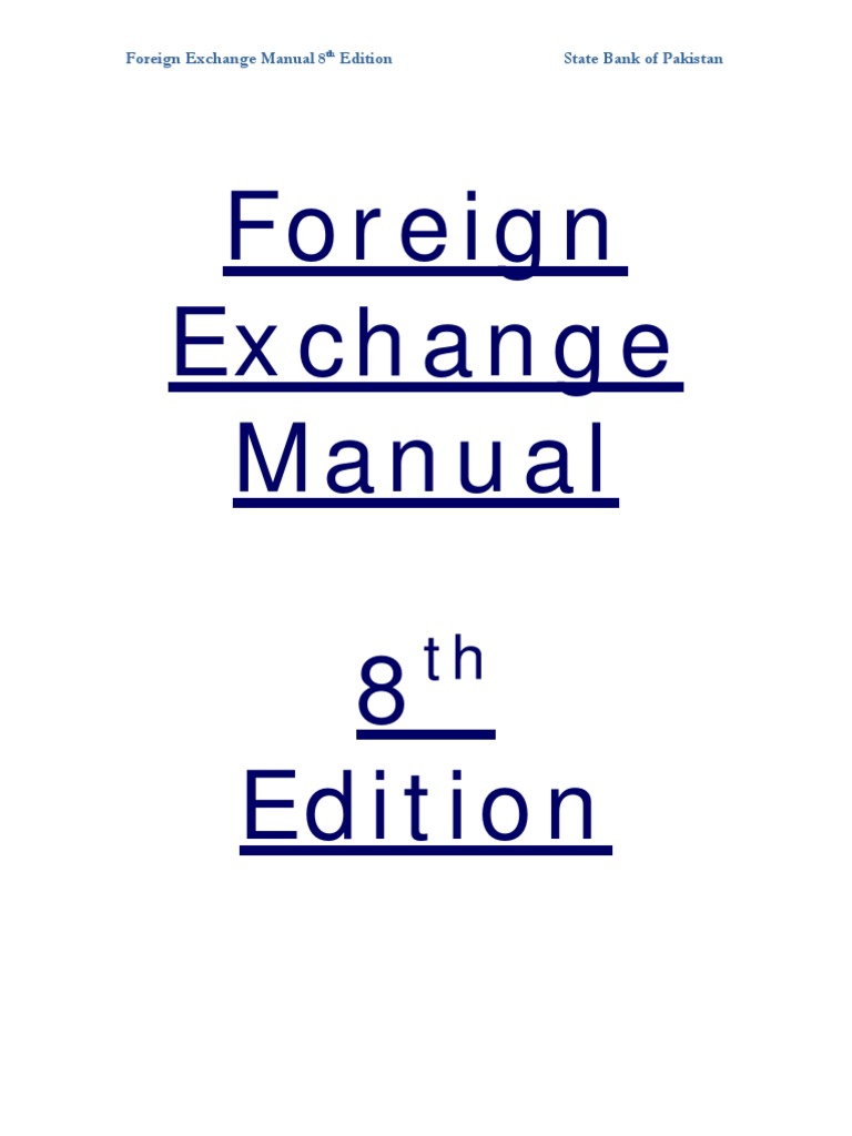 FE Manual | PDF | Foreign Exchange Market | Debits And Credits