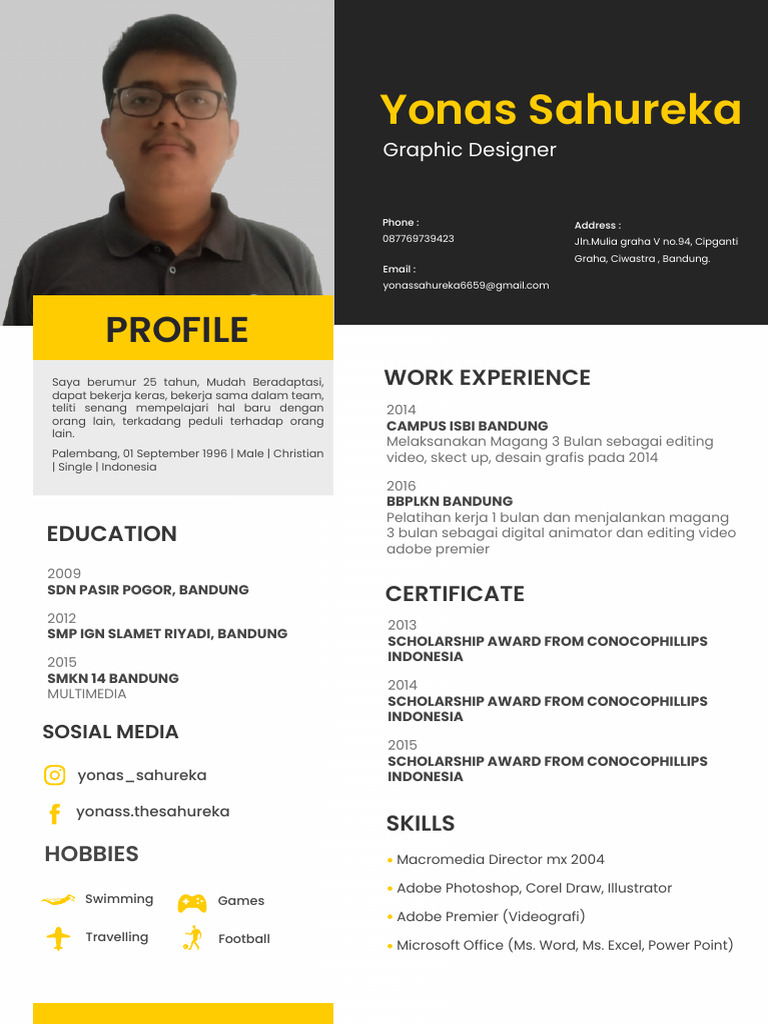 Portofolio Yonas - 2 | PDF