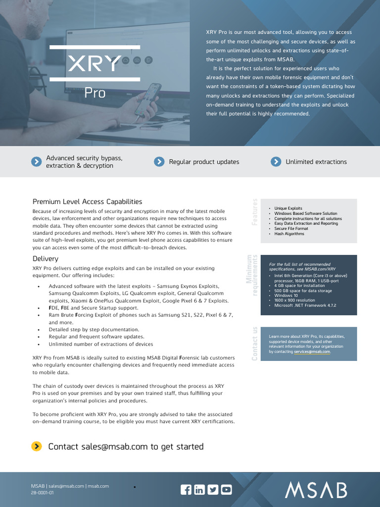 XRY_Pro_EN | PDF | Encryption | Computing