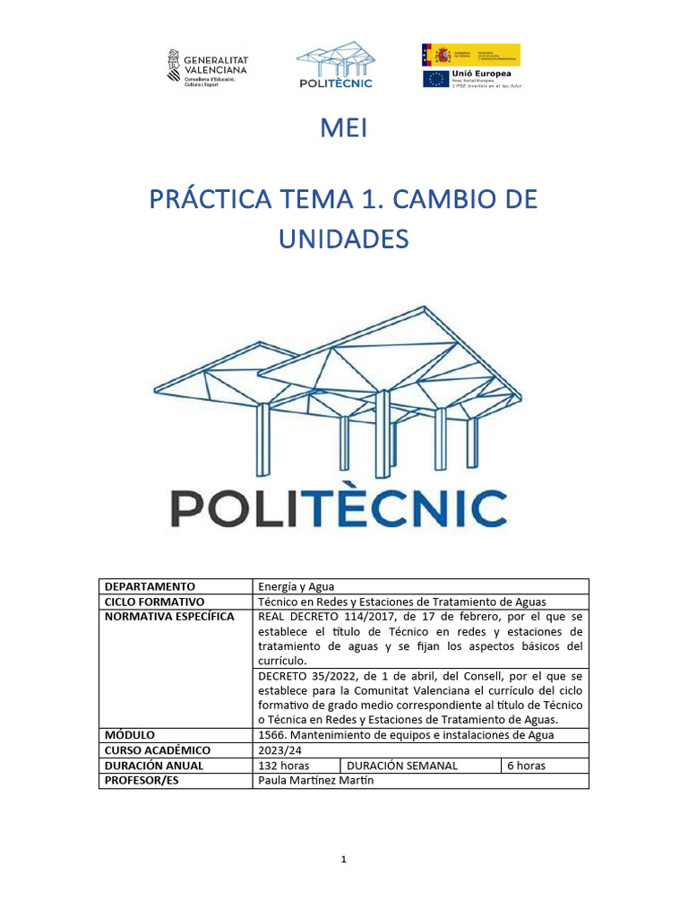 Ud1 Práctica Mei | PDF | Acre | Notación