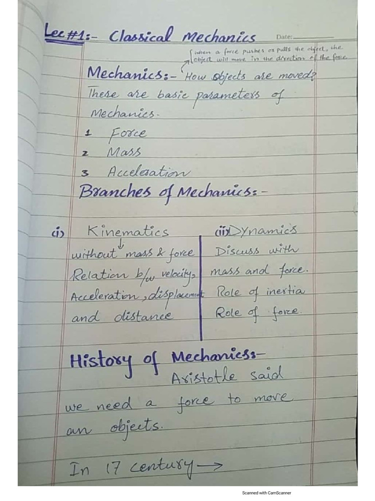 Classical Mechanics | PDF
