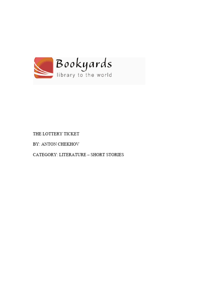 The Lottery Ticket | PDF