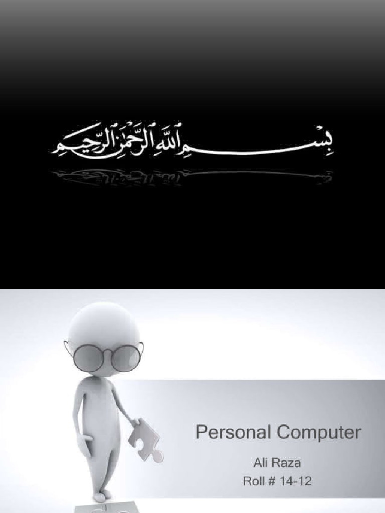 Ict Individual User Personal Computers Pdf