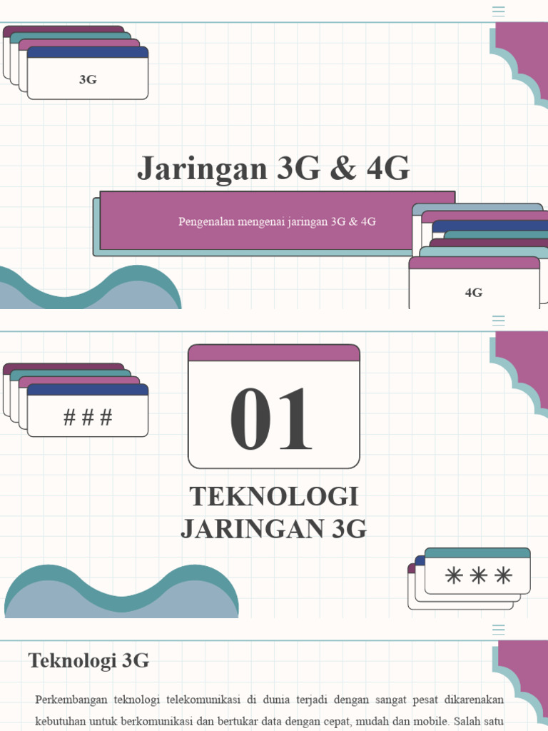 Jaringan 3G & 4G | PDF