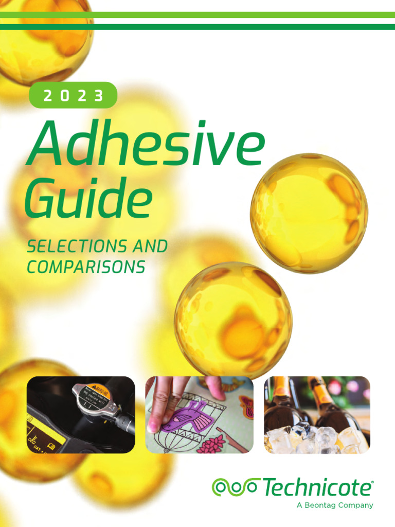 Technicote Adhesive Guide | PDF | Adhesive | Poly(Methyl Methacrylate)