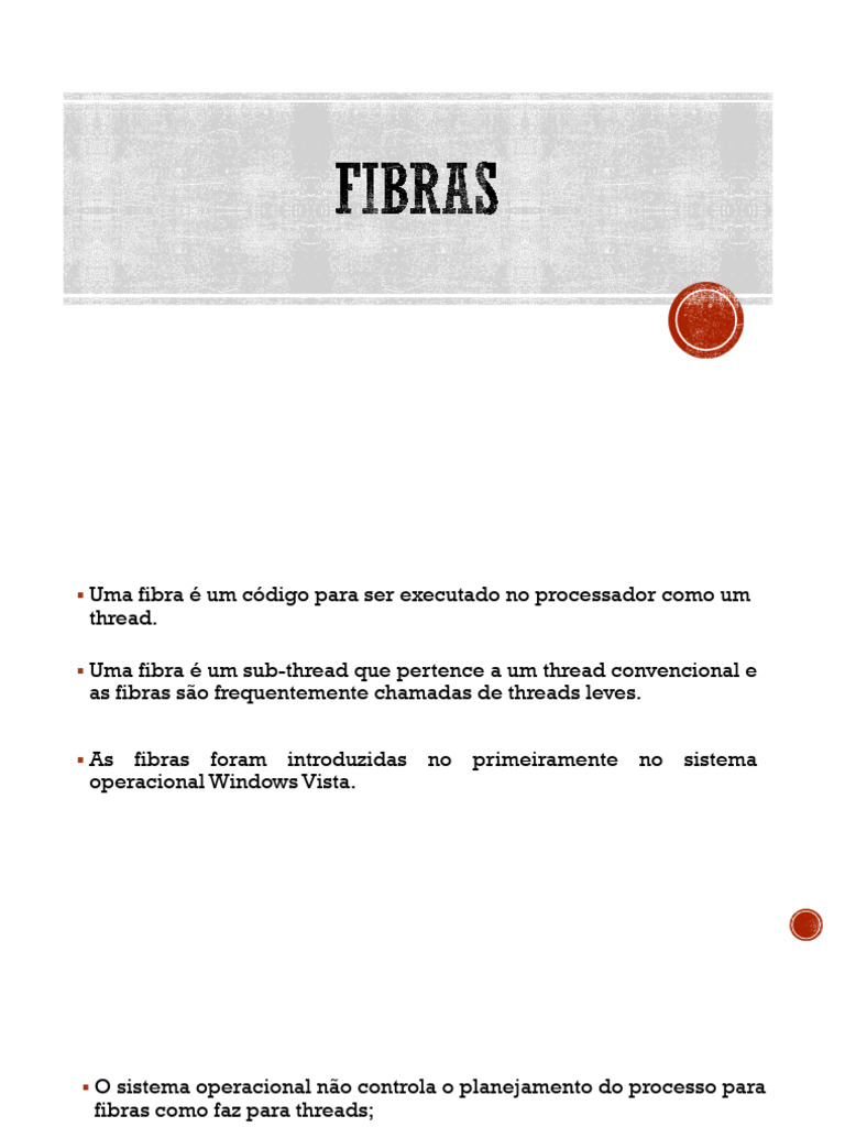 SO Aula 03 100845 | PDF | Thread (informática) | Kernel (sistema ...