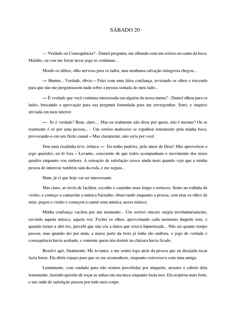 Sabado 20 | PDF | Beijo | Clitóris